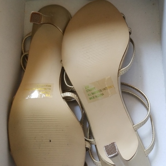 Jazzberry | Shoes | Gold Strappy Sandals | Poshmark
